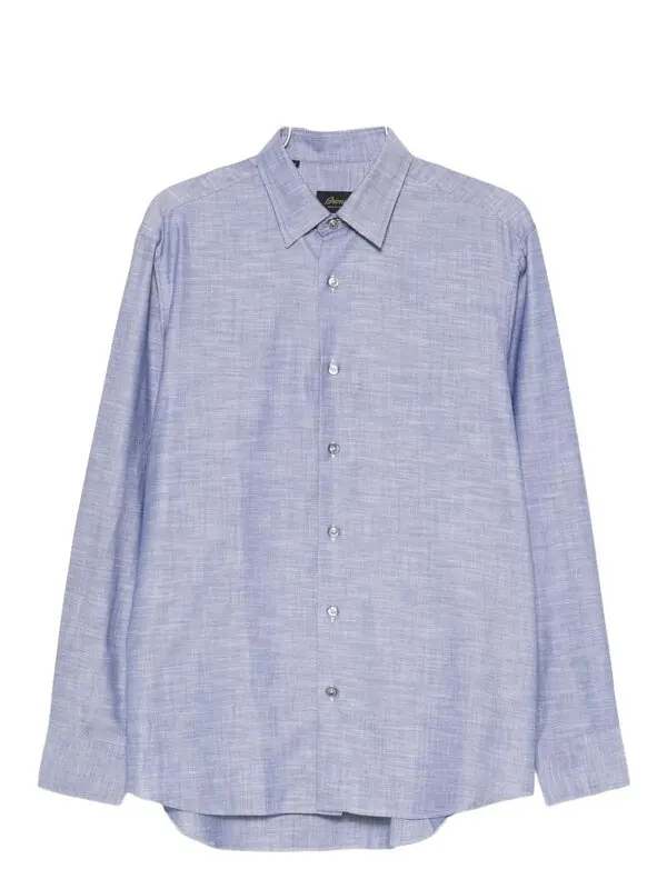 Brioni Cotton Shirt - Multicolor