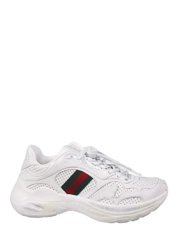 Gucci 2.0 Perforated Leather Sneakers - White