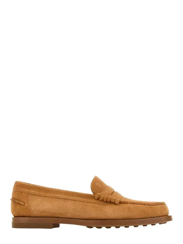TOD'S Suede Loafers - Brown