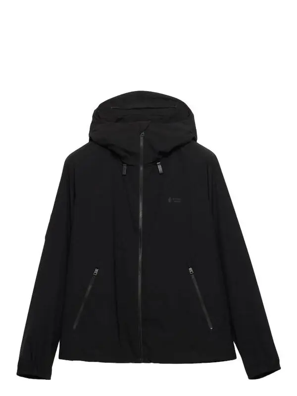 Prada Re-nylon Hooded Jacket - Black