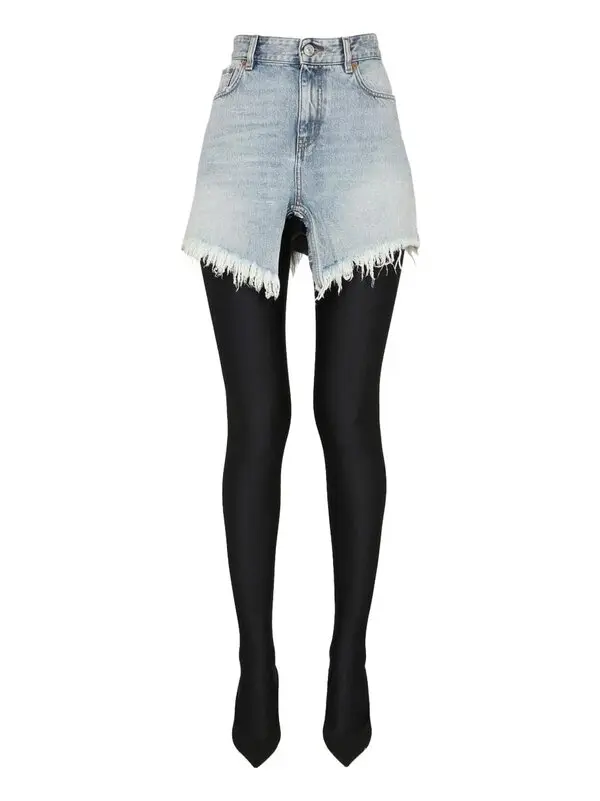 Balenciaga Denim Mini Skirt - Blue