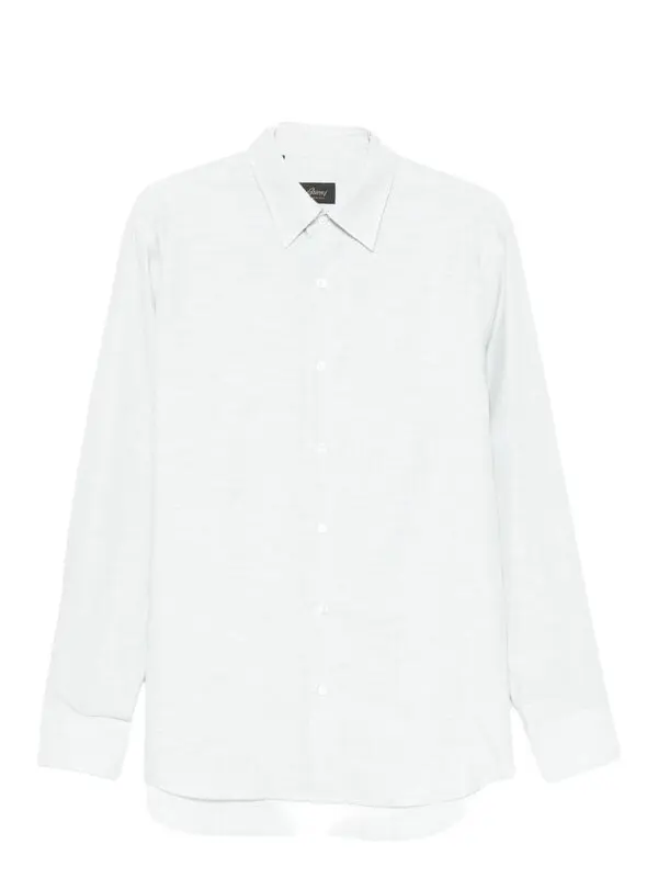 Brioni Cotton Shirt - Multicolor