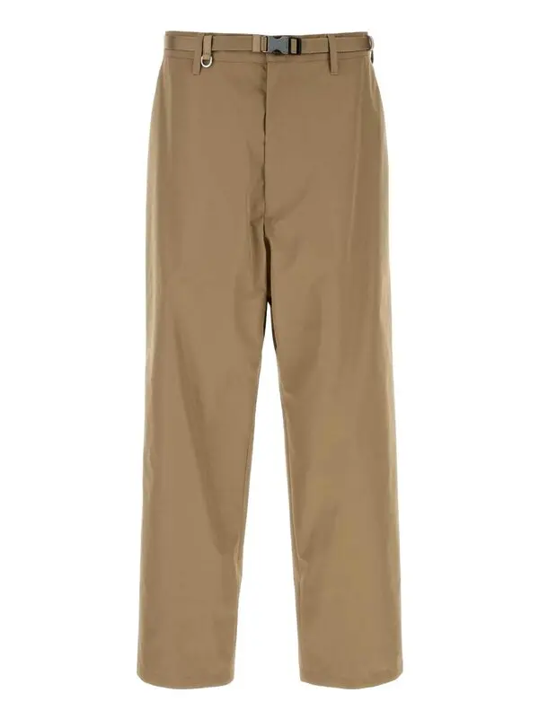 Prada Cappuccino Tech Fabric Pant - Brown