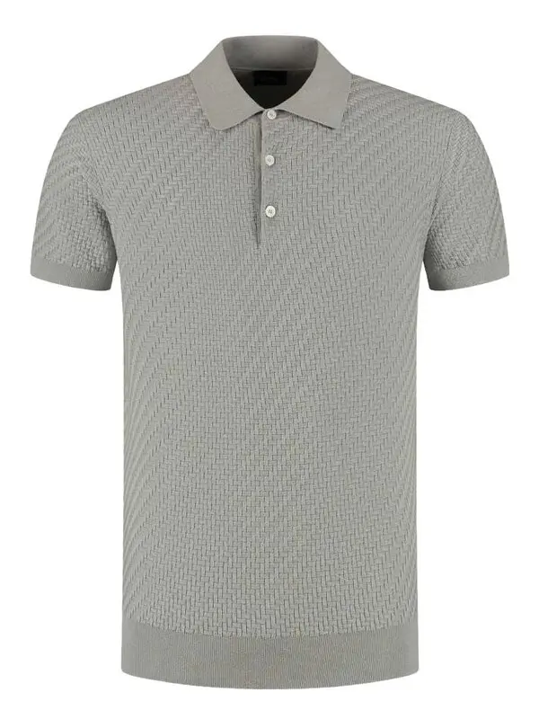 Brioni Cotton And Cashmere Polo Shirt - Multicolor