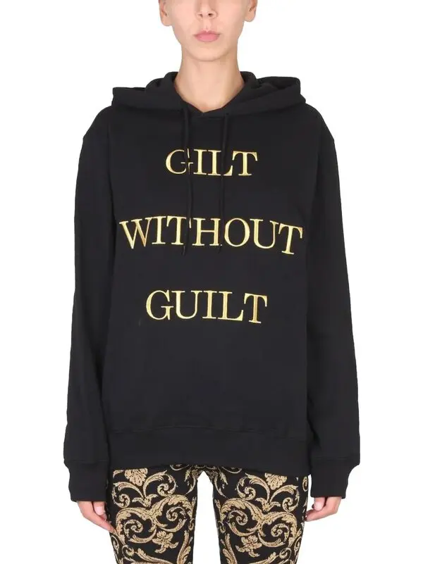Moschino Gilt Without Guilt Sweatshirt - Black