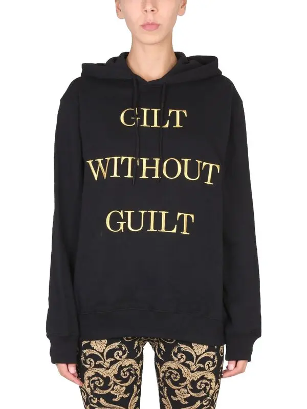 Moschino Hooded Sweatshirt - Black