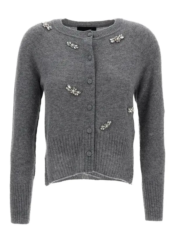 Simone Rocha Cashmere Cardigan With Crystals - Multicolor