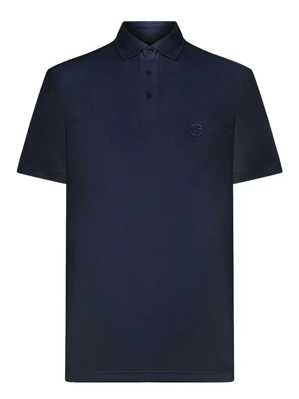 Giorgio Armani Interlock Cotton Polo Shirt - Multicolor