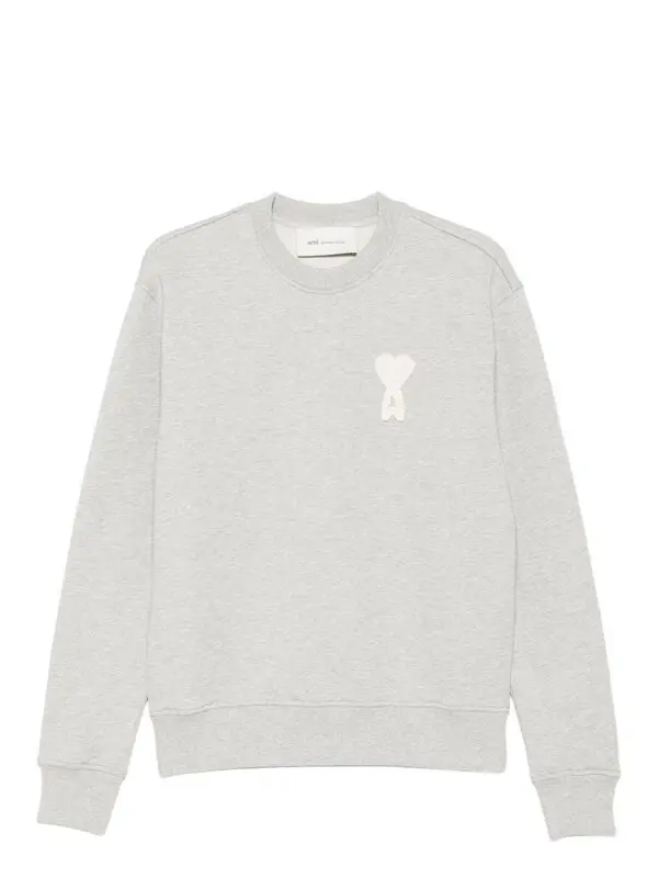 AMI Paris De Coeur Cotton Sweatshirt - Multicolor