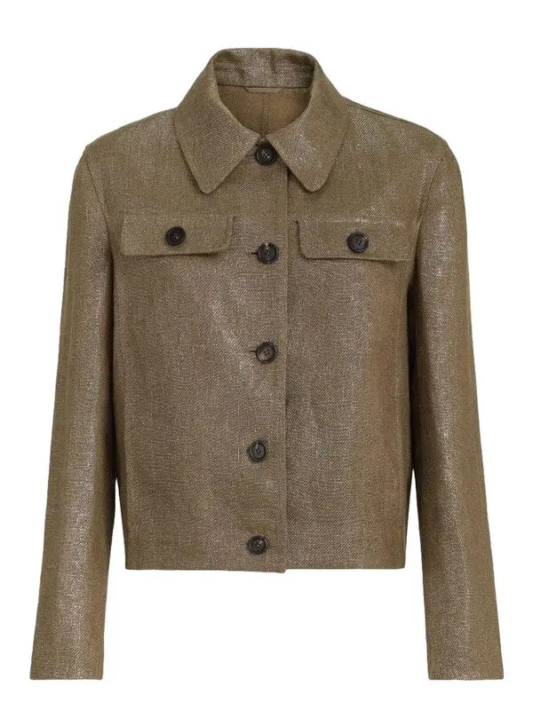Brunello Cucinelli Cropped Jacket - Multicolor