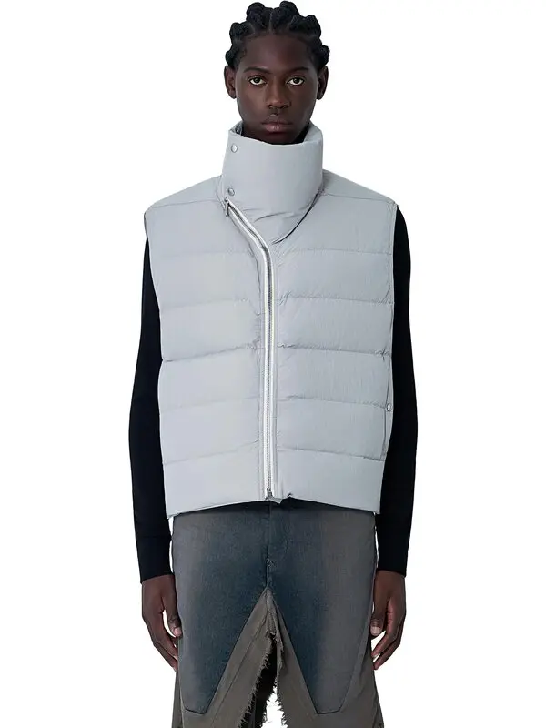 Rick Owens Flight Quilted Vest - White