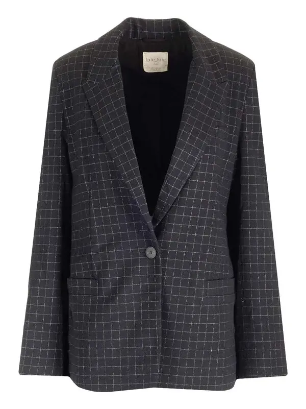 FORTE_FORTE Boxy Fit Blazer - Black
