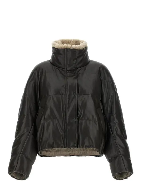 Brunello Cucinelli Jackets Leather Jackets - Brown