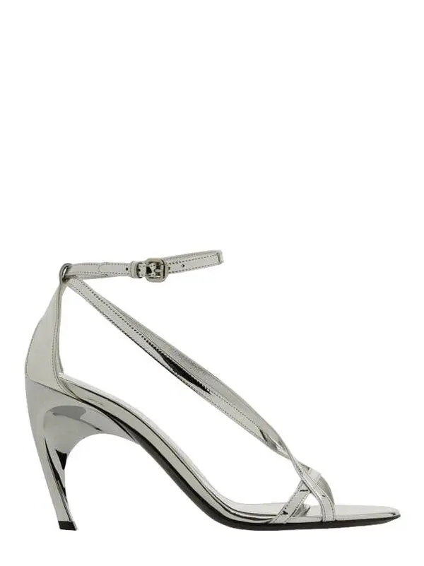 Alexander McQueen Sandal Armadillo - Silver