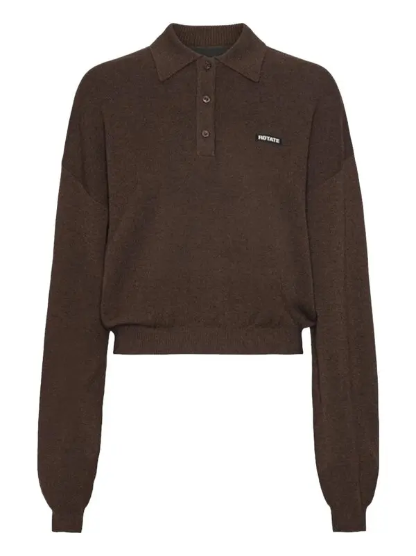 ROTATE BY BIRGER CHRISTENSEN Polo With Logo - Brown