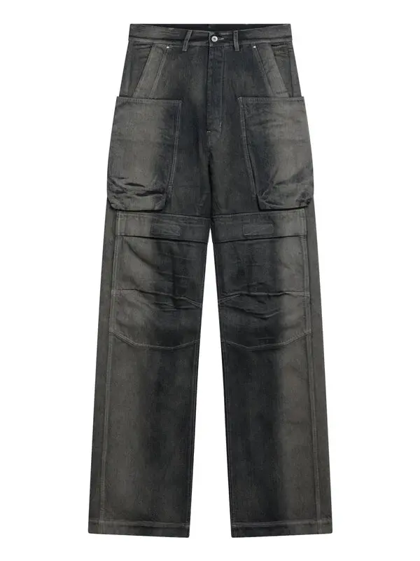Rick Owens Stefan Cargo Straight-leg Denim Jeans - Multicolor