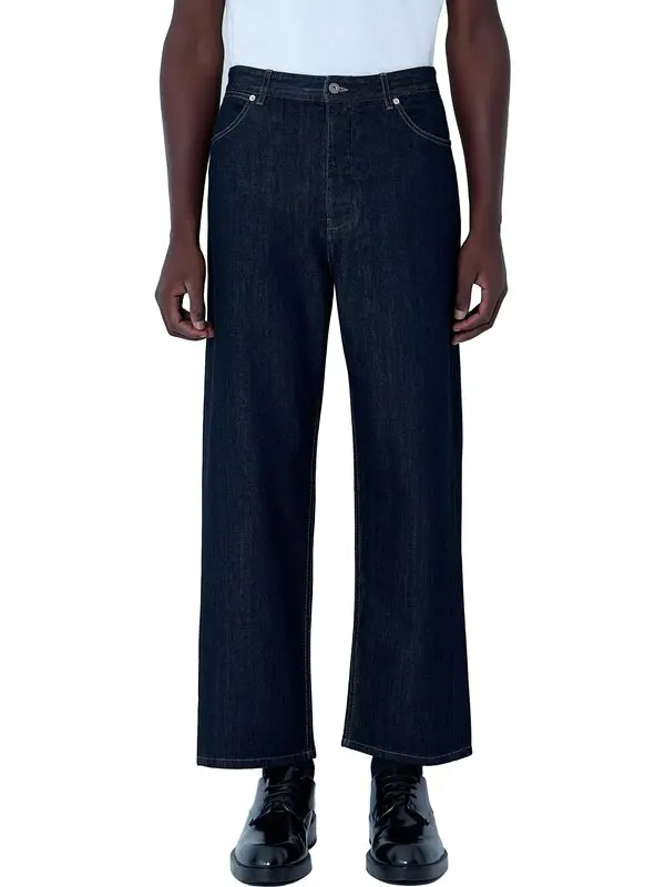 JIL SANDER Five-pocket Straight-leg Jeans - Blue