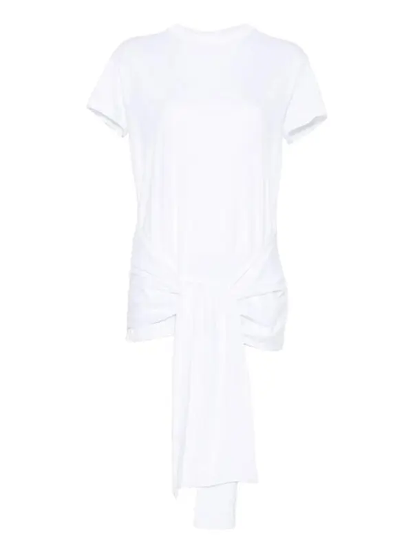 TOTEME Jersey Crew Neck Top - White