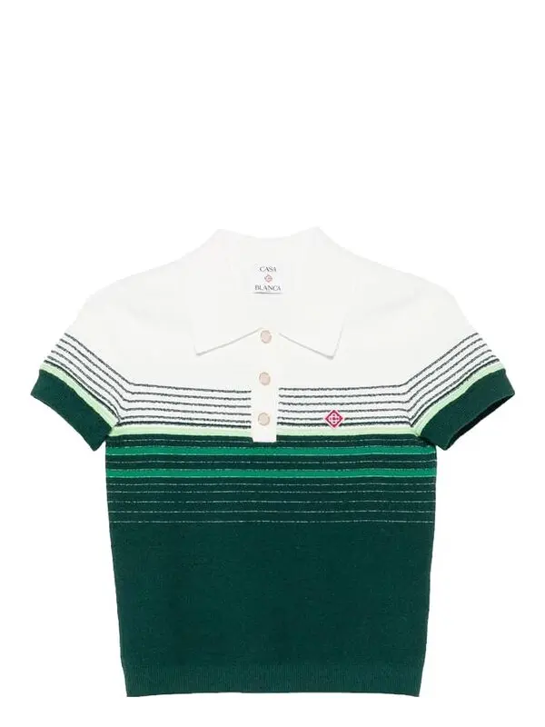 Casablanca Tops Polo Tops - Green