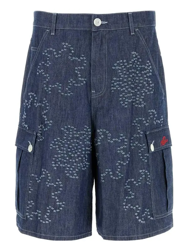 Marni Denim Bermuda Shorts - Blue