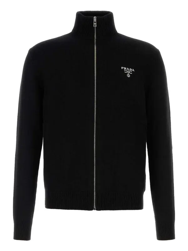 Prada Cashmere Cardigan - Black