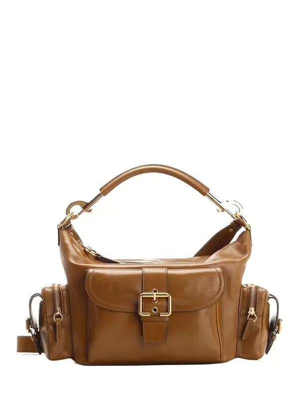 Chloé Leather Camera Bag Shoulder Bag - Green