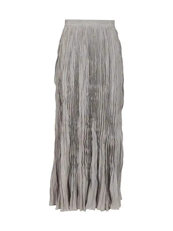 TOTEME Pleated Skirt - Gray