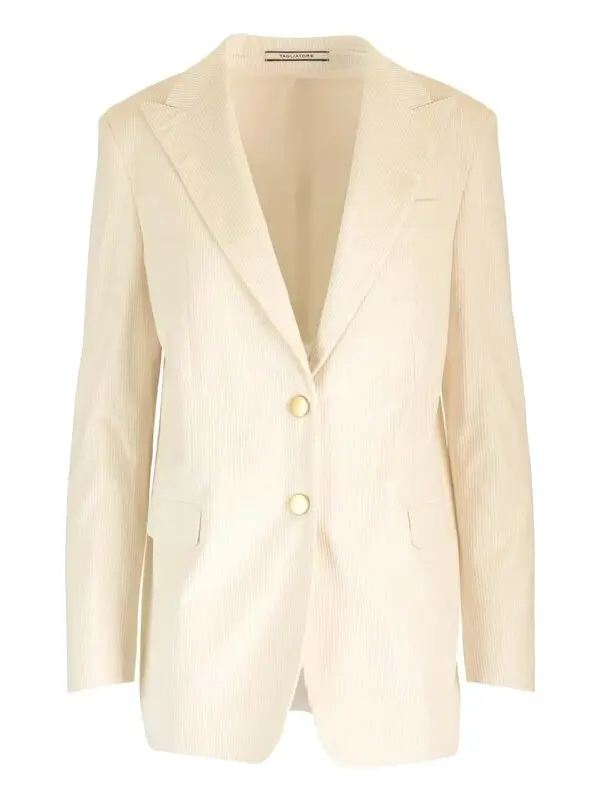 Tagliatore Bertha Long Blazer - White