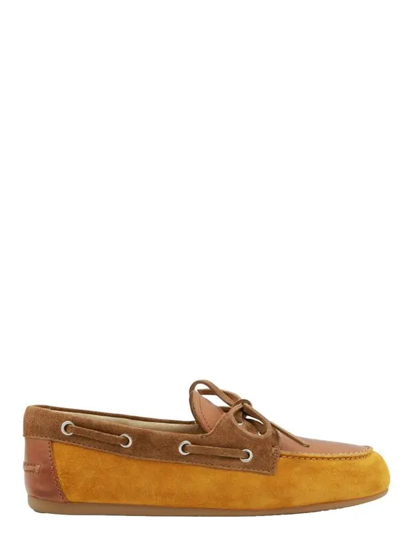 Miu Miu Suede Loafers - Brown