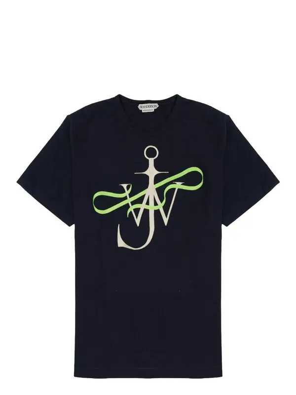 JW Anderson T-shirt Con Logo - Blue