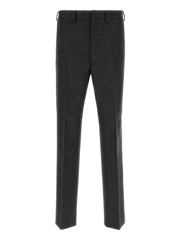 Prada Embroidered Wool Pant - Multicolor
