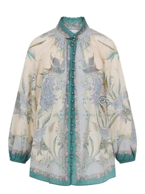 Zimmermann Indra Billow Blouse - Multicolor