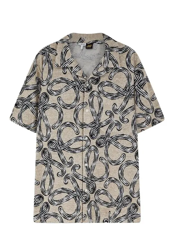 Loewe Paula's Ibiza Terrycloth Shirt With Iconic Print - Multicolor
