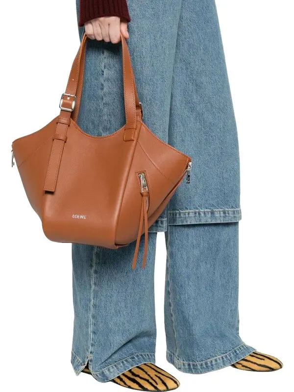 Loewe Hammock Leather Tote Bag - Multicolor