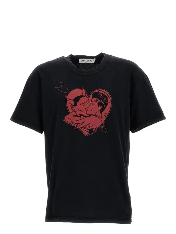 Our Legacy Short-sleeve T-shirt With A Print - Multicolor