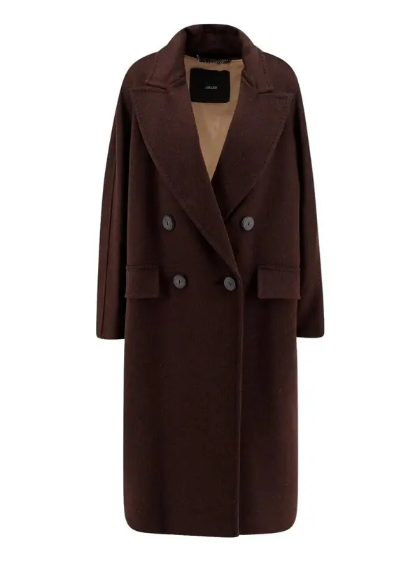 Max Mara Angus Cashmere And Alpaca Coat - Multicolor