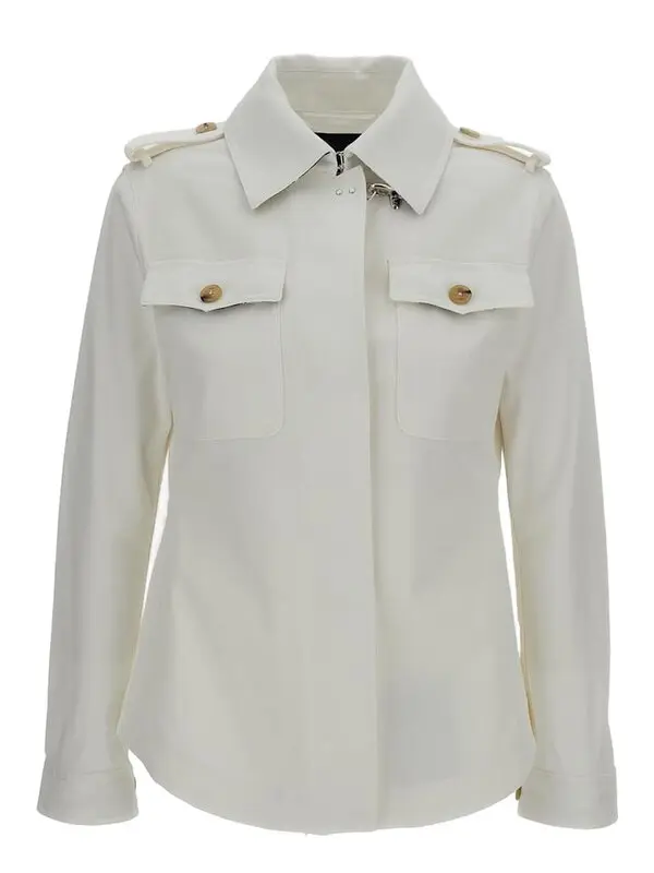FAY Cotton Drill Utility Shirt Jacket - Multicolor