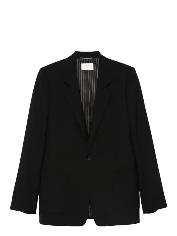 Saint Laurent Jackets Blazers - Black