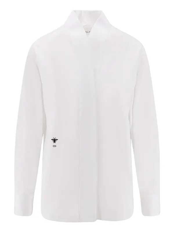 Dior Cotton Embroidered Long Sleeve Shirt - Multicolor