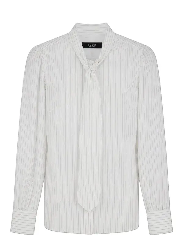Gucci Striped Silk Shirt - Multicolor