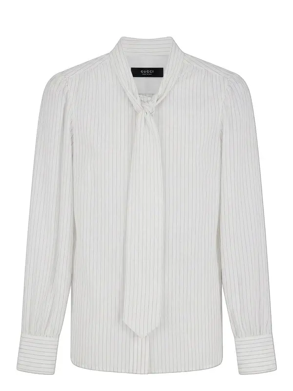 Gucci Striped Silk Shirt - Multicolor