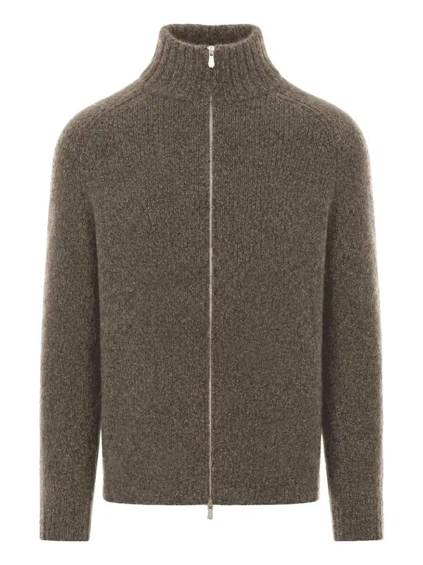 Brunello Cucinelli Zip Cardigan - Brown