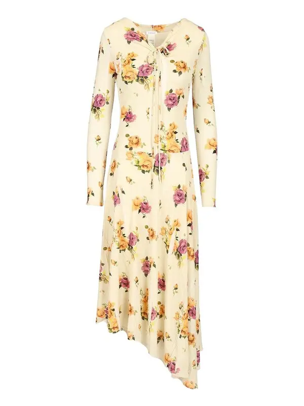Acne Studios Jersey Midi Dress - Multicolor