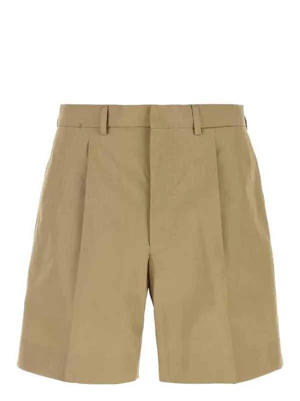 Prada Poplin Bermuda Shorts - Green