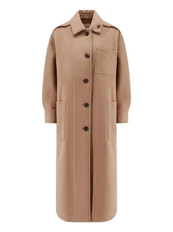 Max Mara Aldo 134 Sfilata Wool And Cashmere Coat - Multicolor
