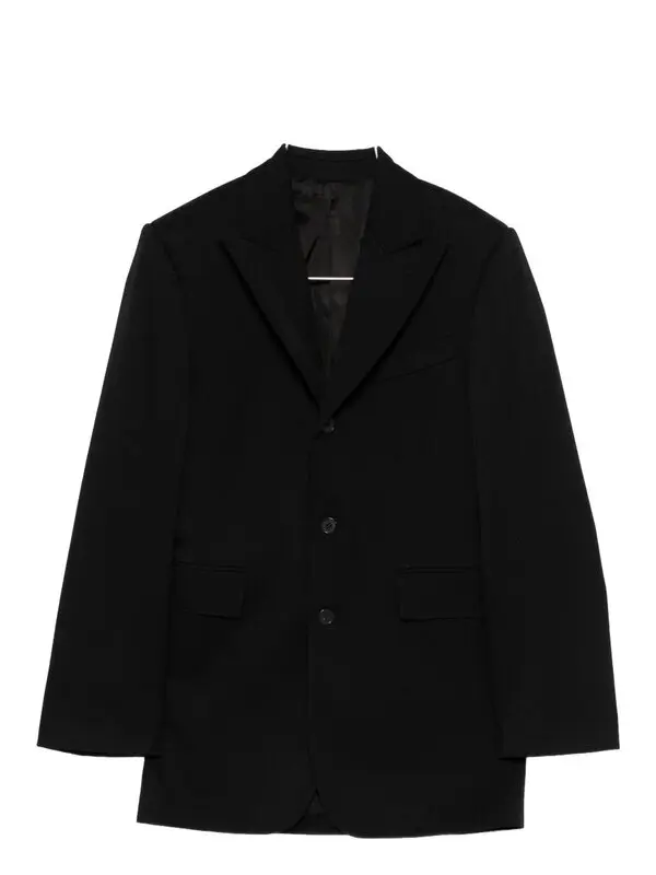 Celine Wool Single-breasted Blazer Jacket - Multicolor