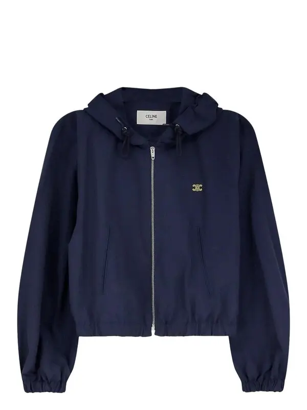 Celine Cotton Blend Logo Jacket - Multicolor