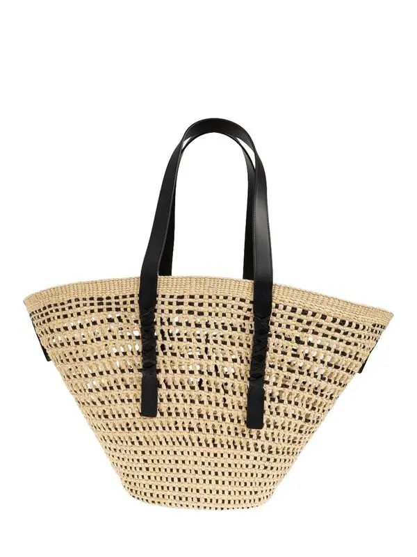 Loewe Braid Large Raffia Tote - Multicolor