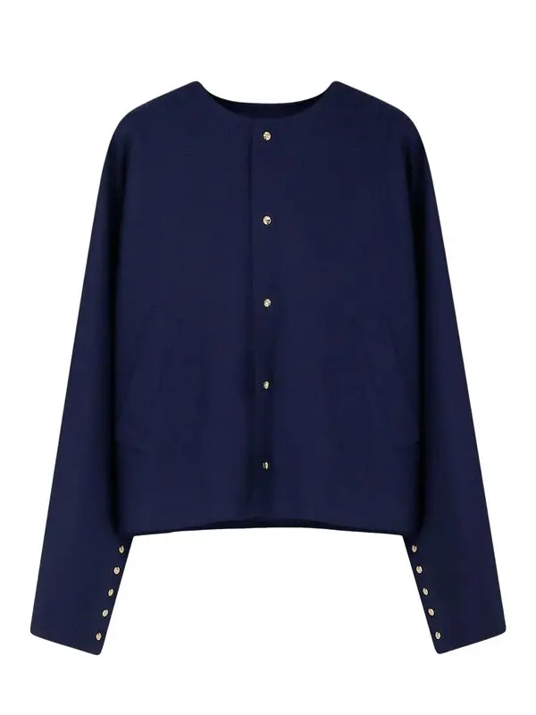 Celine Cotton Blazer With Printed Lining - Multicolor