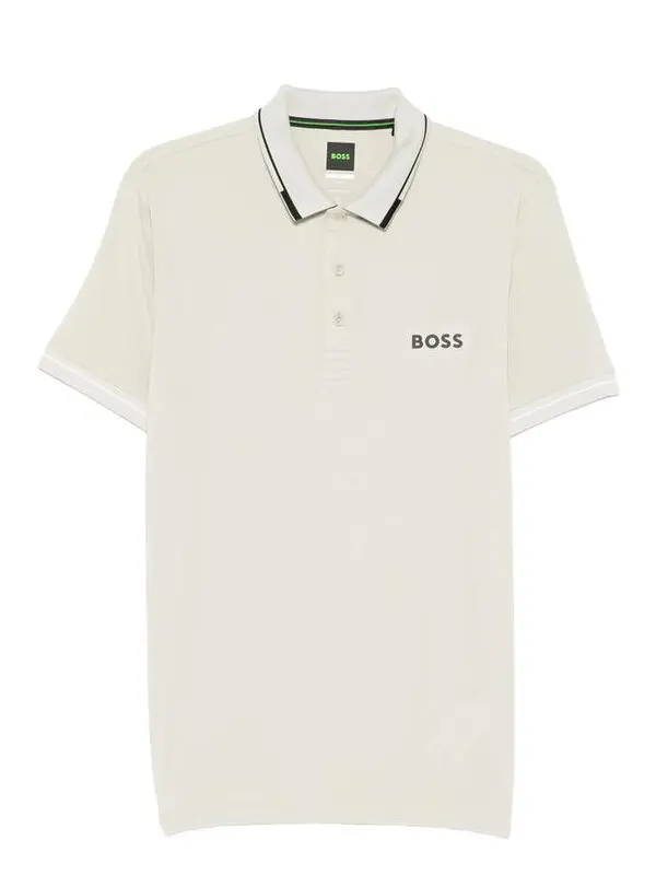 BOSS Neutrals Polo Shirts - Cream